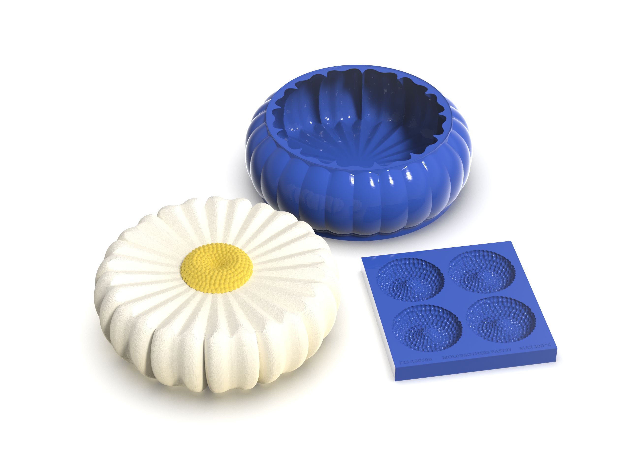 Daisy Cake Molds | MoldBrothers Pastry