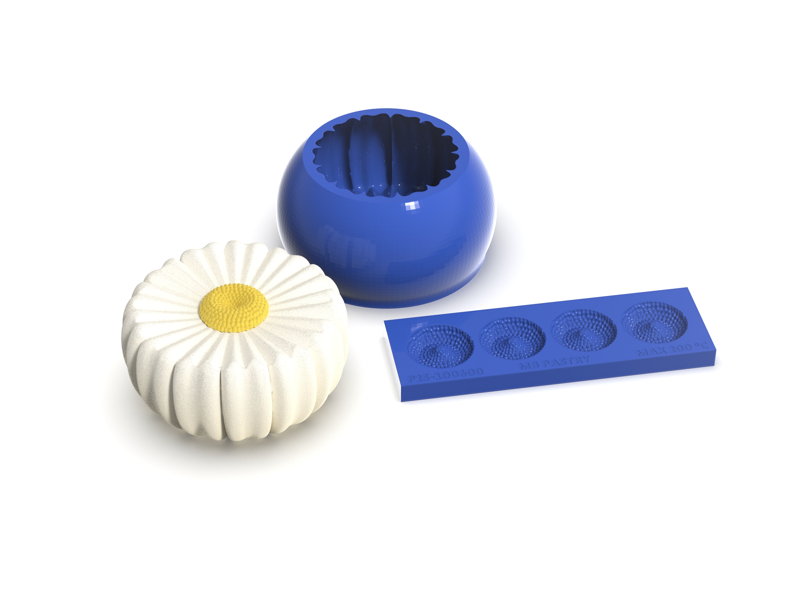 Daisy Singular Molds | MoldBrothers Pastry